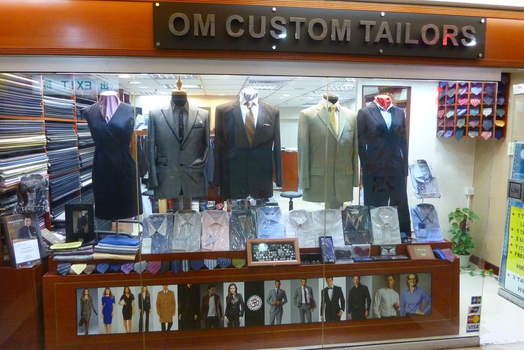 OM Custom Tailors Store front | Bespoke Best Tailors in Hong Kong | Men ...